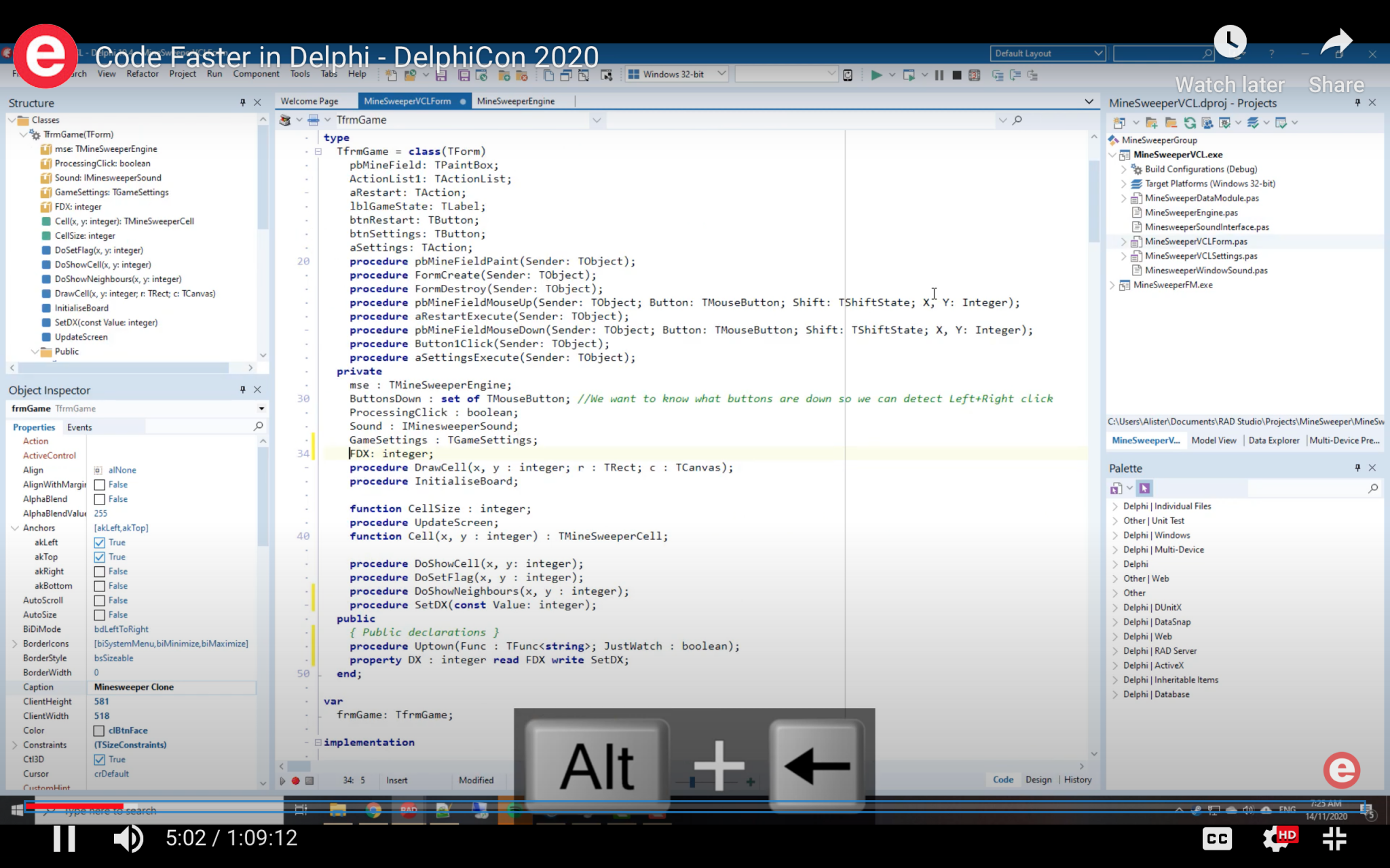 [DelphiCon 요약] 델파이 코드 빠르게 작성하기 (Code Faster in Delphi) – 데브기어
