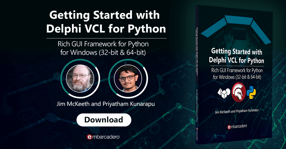 [가이드] 파이썬용 델파이 VCL 시작하기 – 데브기어